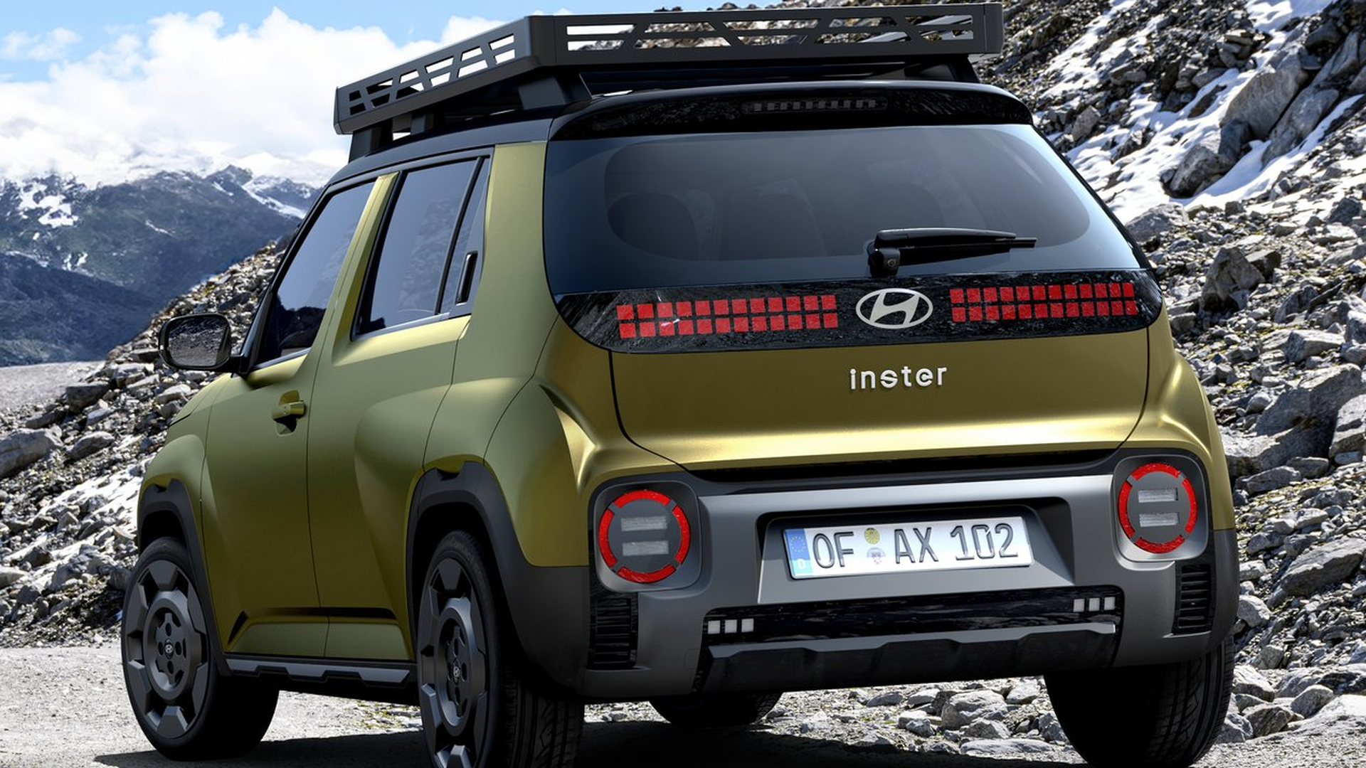 Hyundai Inster Cross: la citycar elettrica off-road debutta in Italia ...